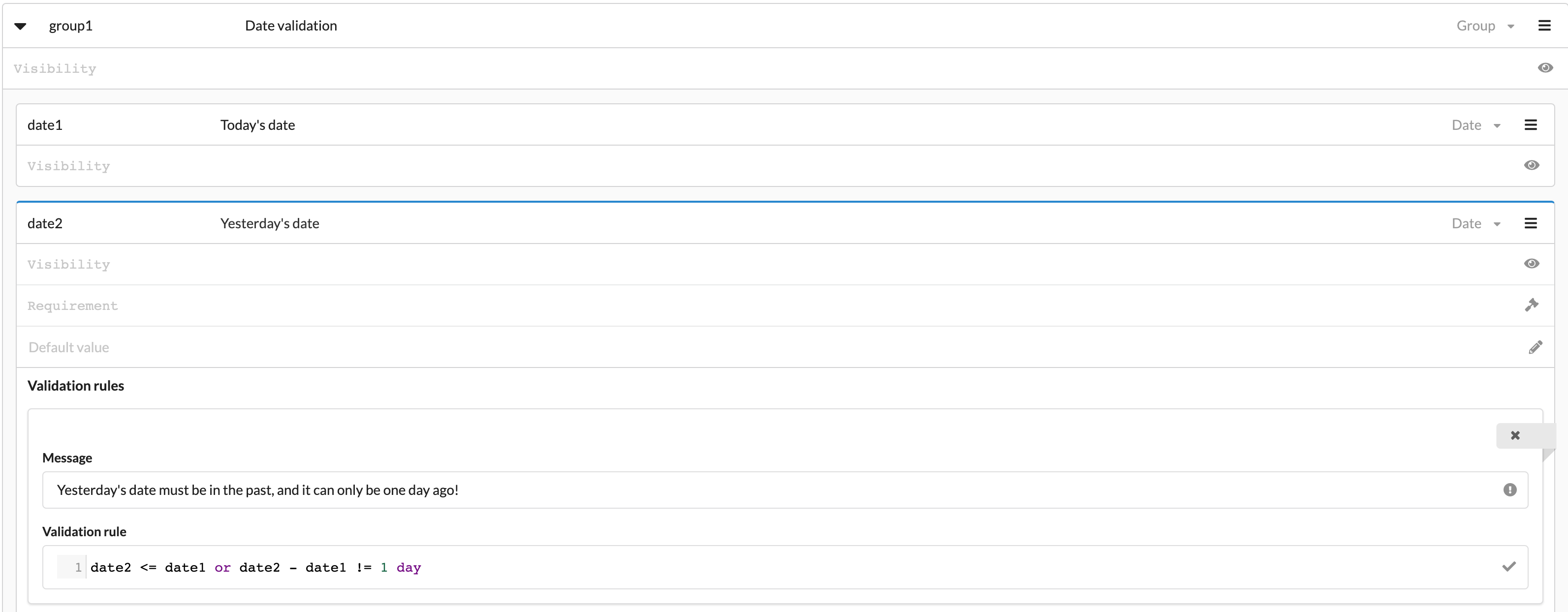 Time and Date Keywords and Functions - Dialob Composer