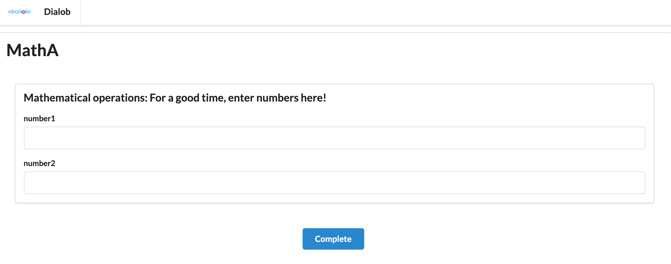 Working With Variables - Dialob Composer