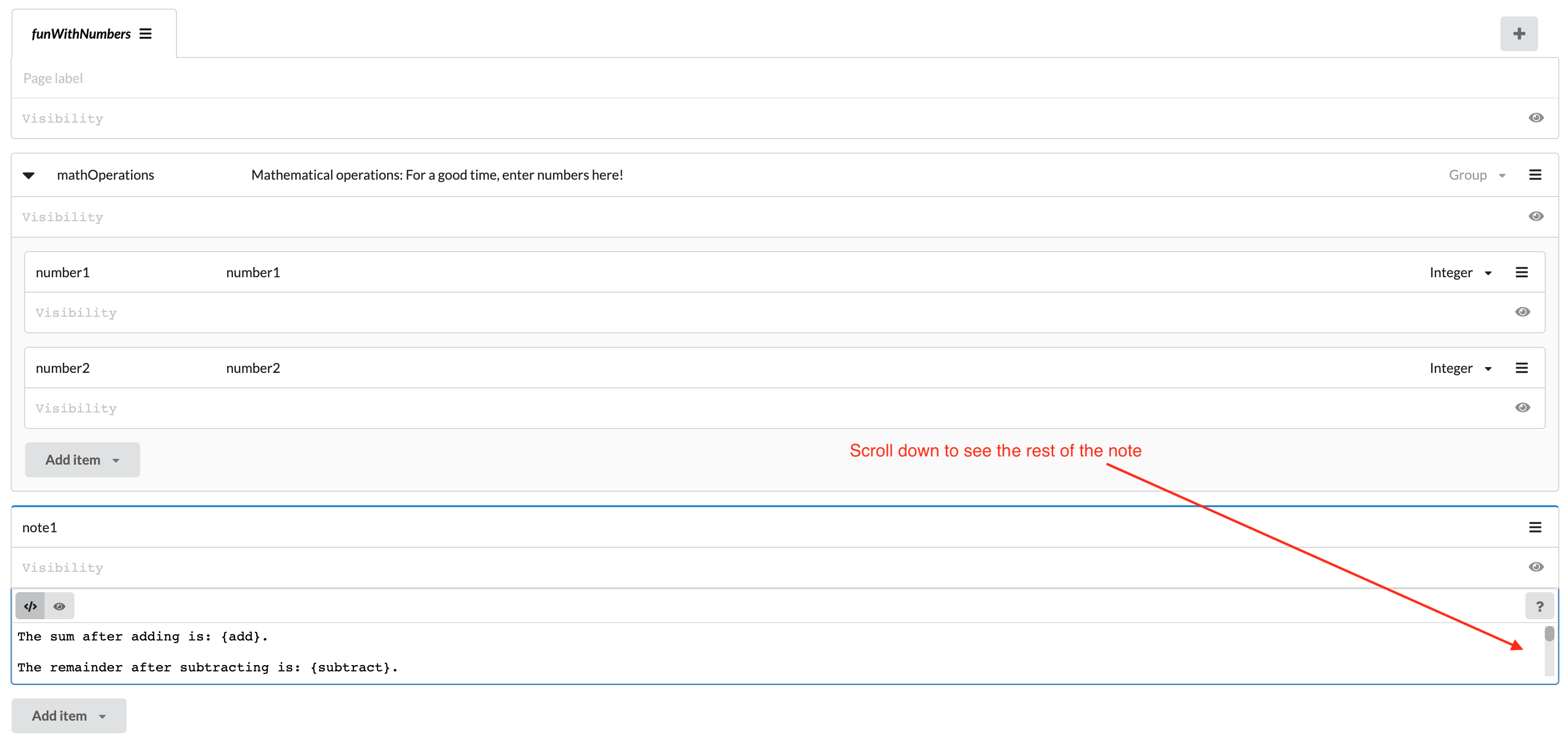 Working With Variables - Dialob Composer