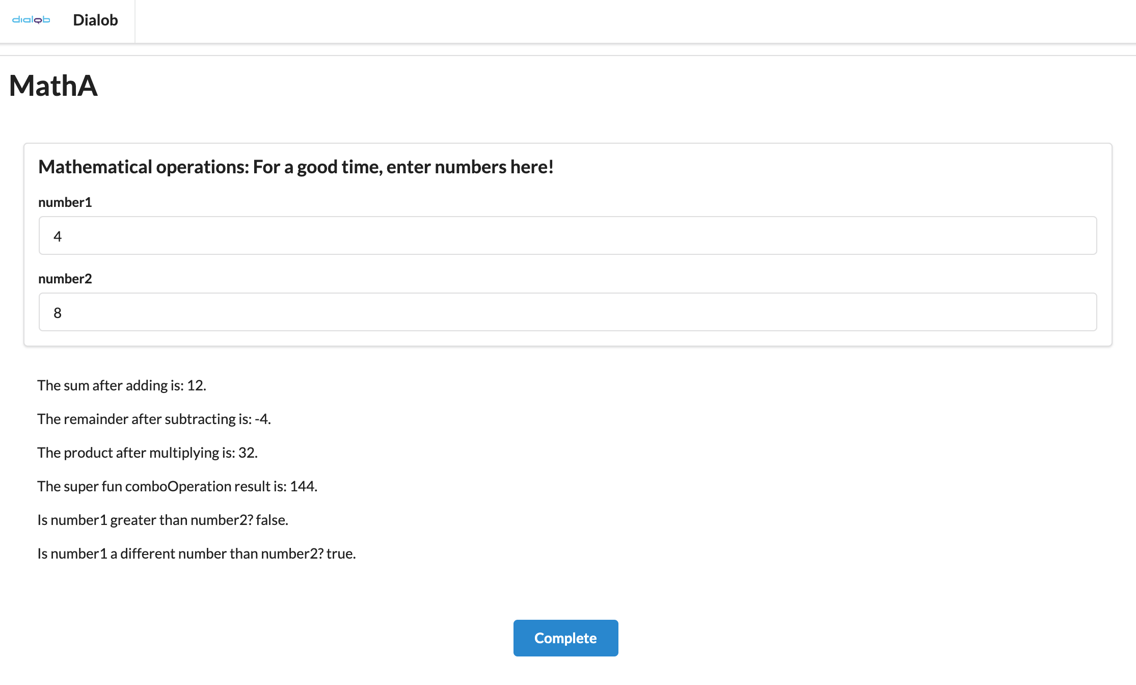 Working With Variables - Dialob Composer