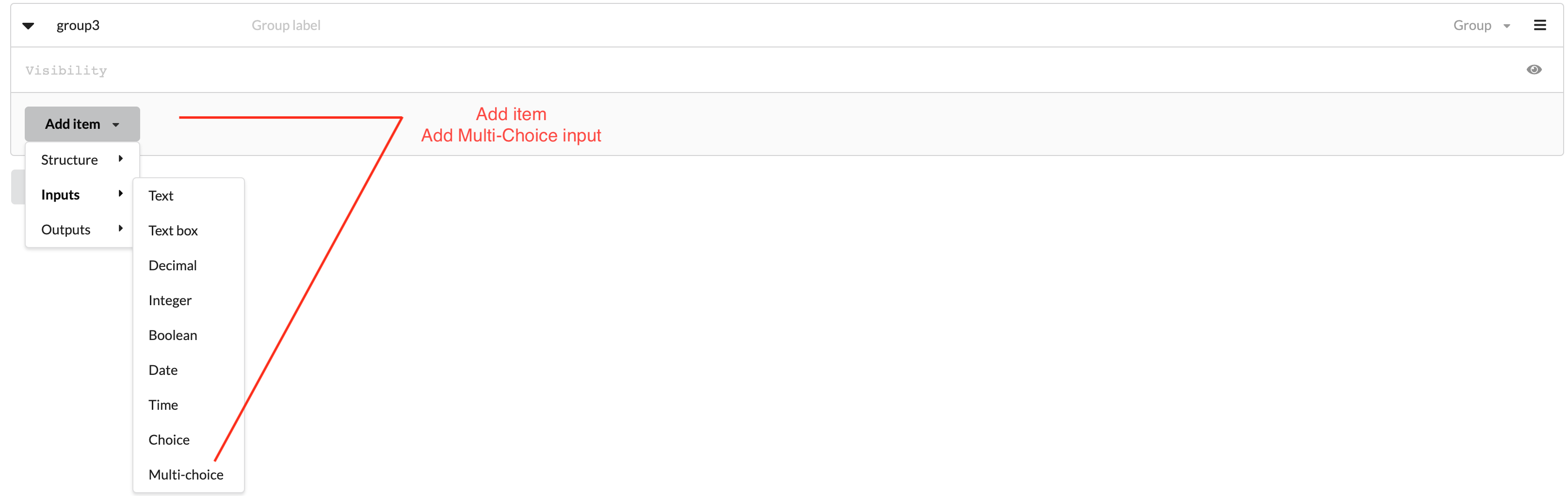 Working with Types and Structures - Dialob Composer